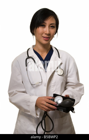 Asian female doctor healthcare professional explaining anatomy using ...