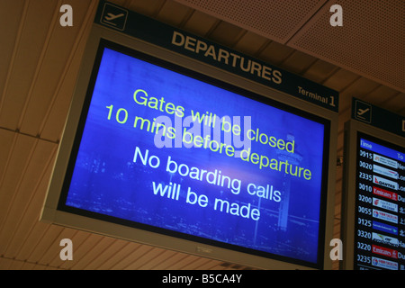 Changi Airport Security Screen Singapore Fareast Asia Stock Photo - Alamy