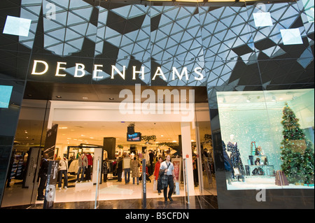 Debenhams department store at Westfield Shopping Centre White City ...