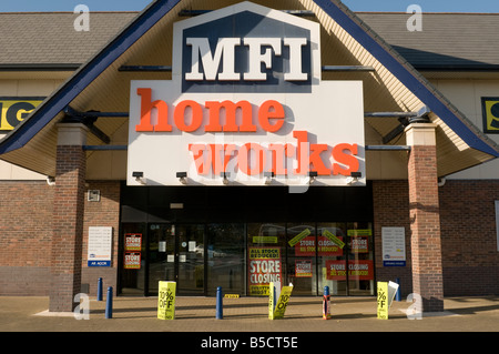 MFI Homeworks furniture store closing down clearance sale, UK Stock ...