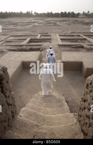 The grounds surrounding the mud-brick Western Deffufa, the seat of the ...