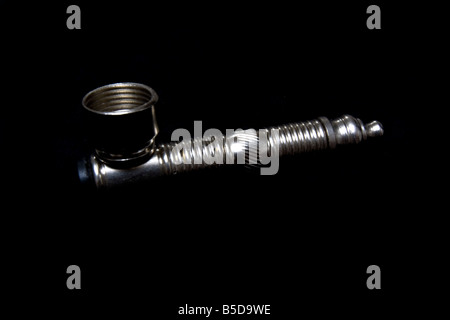 Crack or dope pipe isolated on a white studio background Stock Photo ...