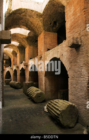 archeological site of ancient roman Pozzuoli, named Rione Terra, Naples ...