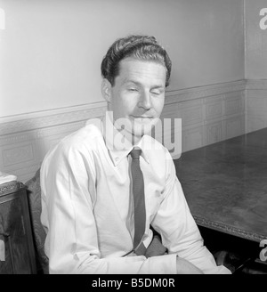 BBC Announcer Alexander McIntosh seen here at home with his wife and ...