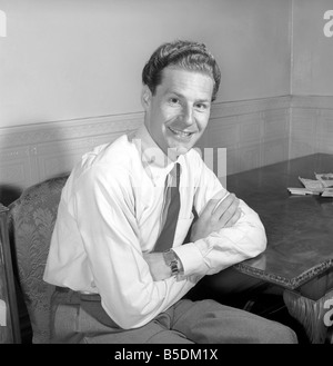 BBC Announcer Alexander McIntosh seen here at home with his wife and ...
