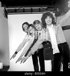 Pilot pop group. January 1975 Stock Photo - Alamy