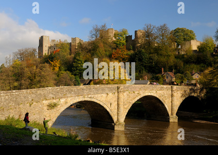 Dinham Bridge across the River Teme, Ludlow, Shropshire Stock Photo - Alamy