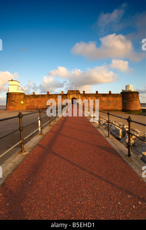 This image is New Brighton Fort Perch Rock and Lighthouse on the Wirral ...