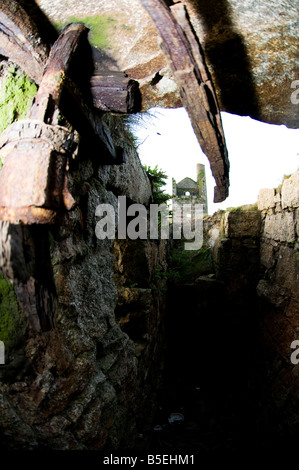 Inside the Cornish Engine House building at the remains of Grove ...