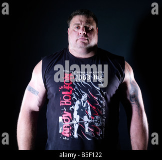 Andy Bolton Worlds Strongest Deadlifter Stock Photo - Alamy