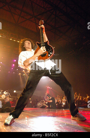Queen and Paul Rodgers perform at the Metro Radio Arena 3 May 2005 Paul ...