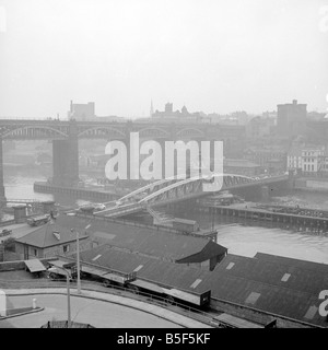 The Swing Bridge, opened in 1876, rotates by means of hydraulic power ...