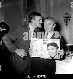 JIMMY HILL AND TOMMY DOCHERTY OCTOBER 1967 Y2K Stock Photo - Alamy