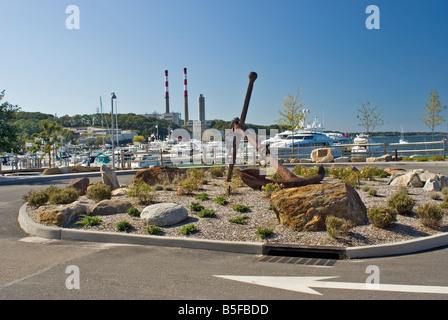 Port Jefferson Long island USA Shown on a geography map or road map ...