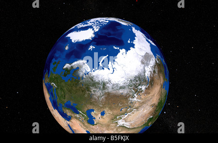 The Blue Marble Next Generation Earth showing a view of North America ...