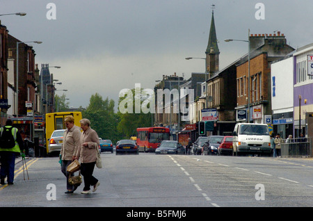 General View of the town of Bellshill in South Lanarkshire scotland ...