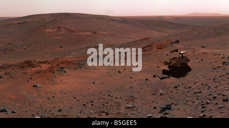 Spirit Rover on Husband Hill Stock Photo - Alamy