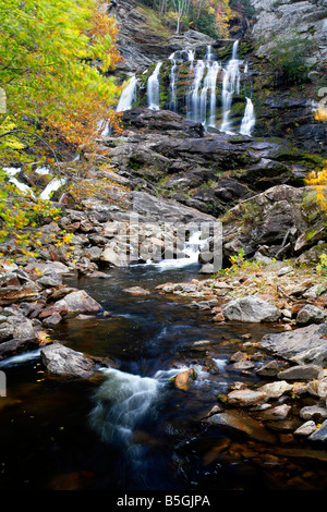 Waterfall on the Cullasaja River in Nantahala National Forest, North ...