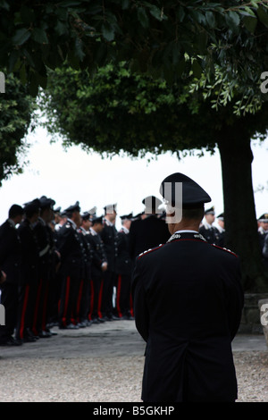 Italian Carabinieri, national gendarmerie of Italy squad, of Italy ...
