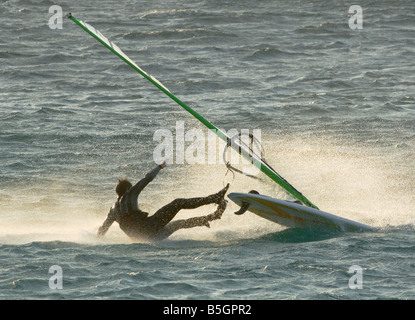 a windsurfing accident Stock Photo - Alamy