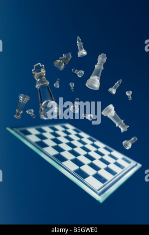 flying chess board Stock Photo - Alamy