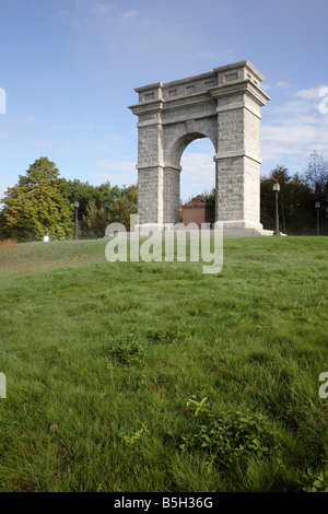 The Tilton Memorial Arch in Tilton, New Hampshire, is a historical ...