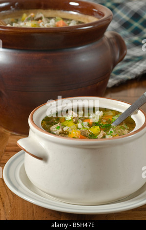 Scotch broth is a traditional Scottish soup made from lamb, and ...