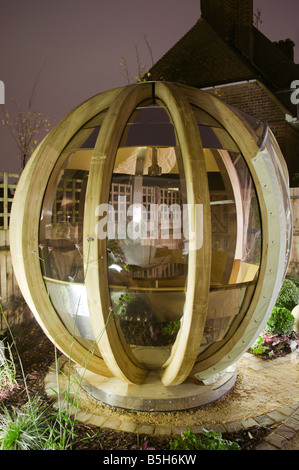 Garden pod sphere space design Stock Photo - Alamy