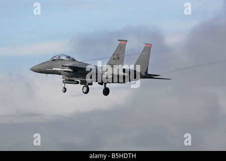McDonnell Douglas Boeing F15E Strike Eagle at night Stock Photo - Alamy
