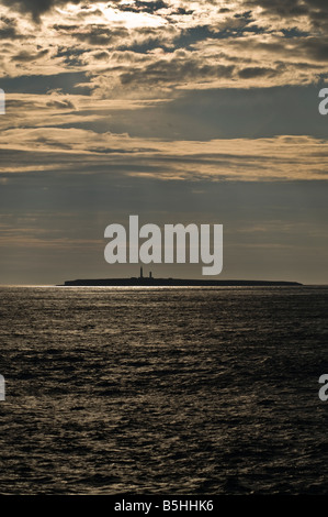 Pentland Skerries lighthouse, the Pentland Firth, Scotland Stock Photo ...