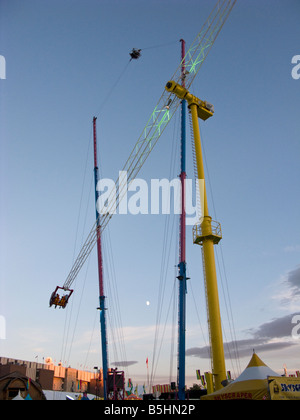 CARNIVAL RIDES at the Calgary Stampede, Calgary, Alberta, Canada Stock ...
