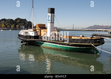 San Francisco - Eppleton Hall steam tug built in 1914, typical of steam ...