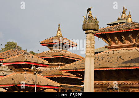 Rooftops of temples at Durbar Square, Kathmandu, Nepal, Asia Stock ...