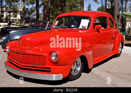 Red Mercury V8 Stock Photo - Alamy