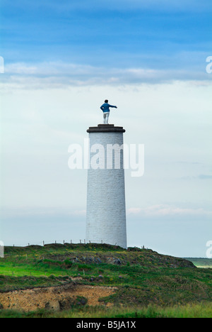 The Metal Man Shipping Beacon, Great Newtown Head, Tramore, County ...