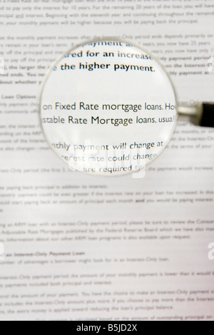 Real estate mortgage Stock Photo - Alamy