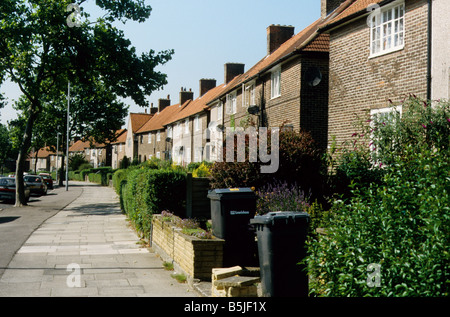 Houses in Downham Way, Downham Estate, built 1924-38, LCC, London ...