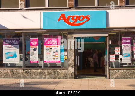 Argos store in Lowestoft,Suffolk,Uk with customer going into shop Stock ...