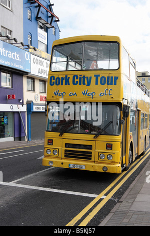 City Tour Bus Cork Ireland Stock Photo - Alamy
