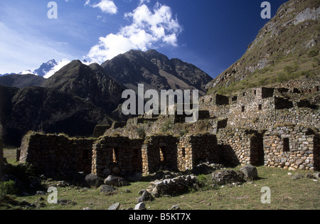 Patallacta or Llactapata, ancient Inca ruins and agricultural Stock ...