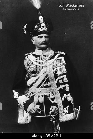 Field Marshal August von Mackensen, German army officer Stock Photo ...