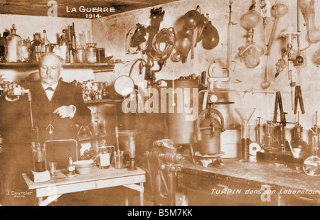 World War I. Turpin, inventor of melinite, a powerful, devastating ...