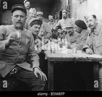 WW1: French officers Stock Photo - Alamy