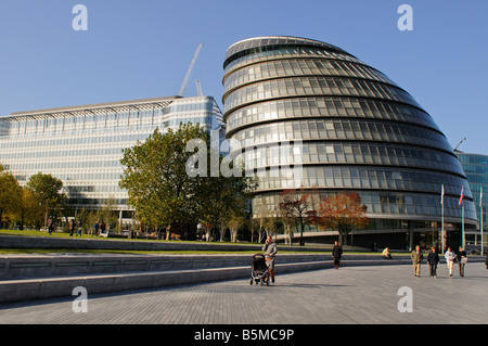Greater London Authority Building or London New City Hall by Tower ...