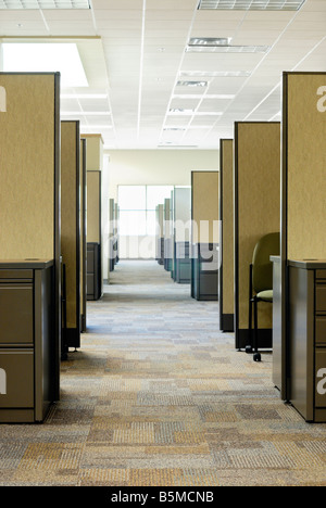 Office Cubicle Corridor Stock Photo - Alamy