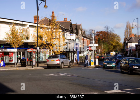 Cheshire Stockport Bramhall shopping precinct Stock Photo - Alamy