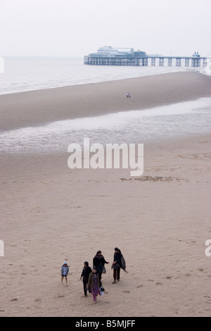Blackpool beach in winter Stock Photo - Alamy