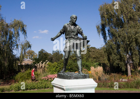 The Sower Statue, Kew Royal Botanic Gardens Stock Photo - Alamy