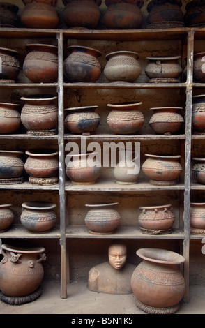 Ceramic pots on display at Prespot pottery works Bamessing Northwest ...