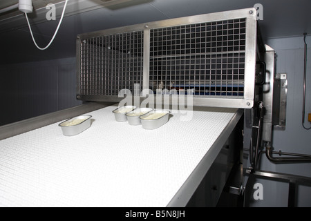 Ready meals on a frozen food production line Stock Photo - Alamy